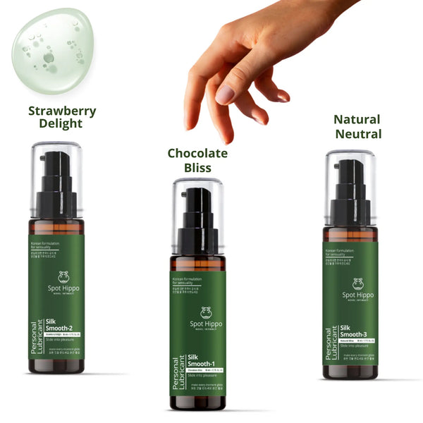 Lubricant Gel for Men and Women Kit Set of 3- Silk Smooth Spothippo